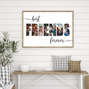 Friends Photo Collage, Friends Prints, Friends Collage, Canva Template ...