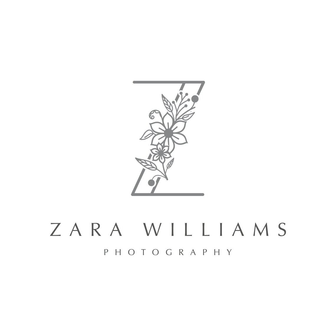 Floral Logo Monogram Logo Premade Logo Event Planner Logo - Etsy