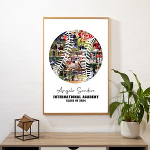 Baseball Photo Collage, Senior Night Gift, Sports Photo Collage, Sport ...