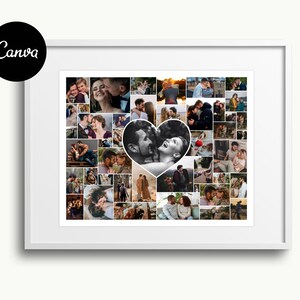 Couple Photo Collage, Gifts for Parents, Best Friends Photo Collage ...