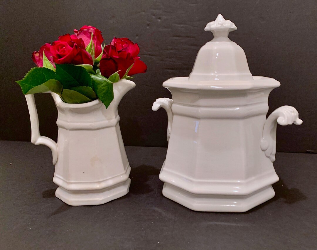 Ironstone Gothic Creamer - Etsy