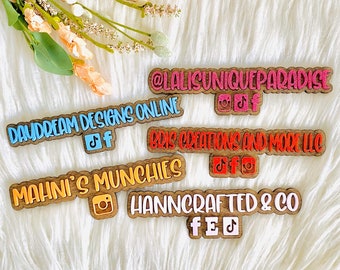 Laser Cut Name | Business Watermark | Physical Watermark | Acrylic Tag ...