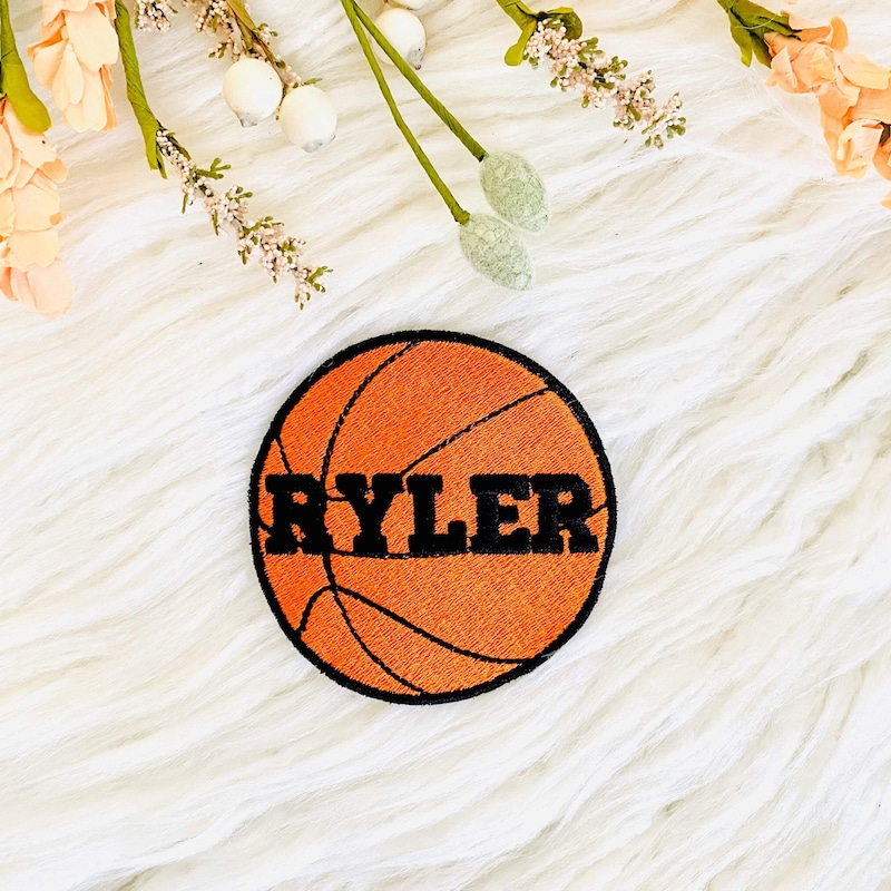 Basketball Patch - Etsy