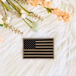American Flag Hat Patch, Men's Leather Hat Patch, Patches for Hats ...