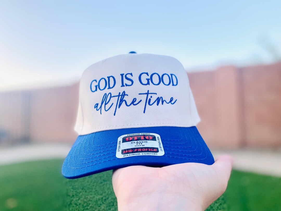 God is Good Trucker Hat, Embrodered Christian Trucker Hats - Etsy