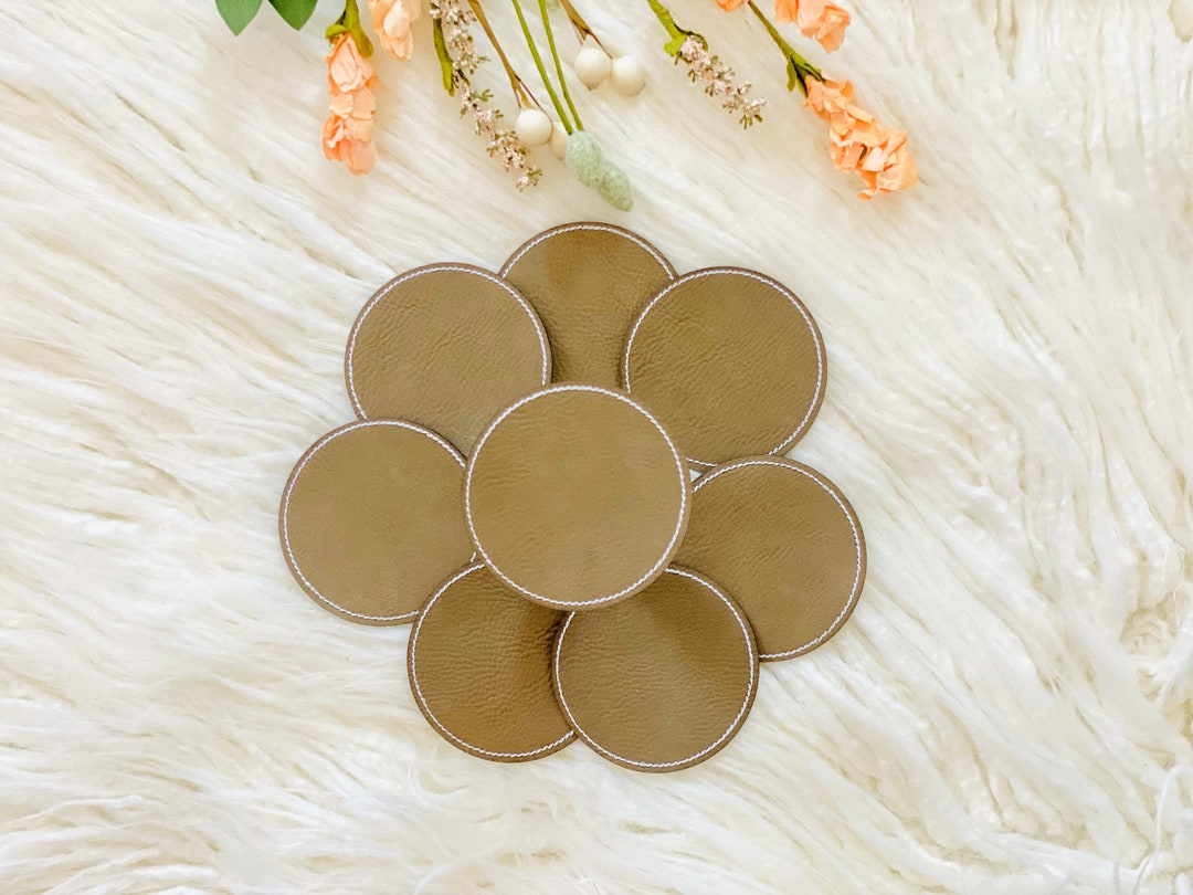 Blank Leather Hat Patch, 2.5 Patch, Circle Hat Patch, Embroidered ...