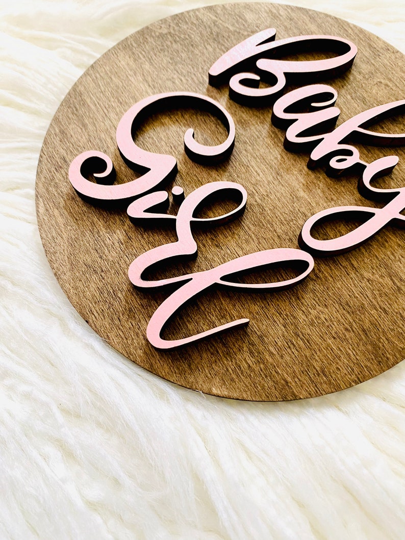 Baby Girl Sign Baby Boy Sign It's a Boy Wooden Sign - Etsy