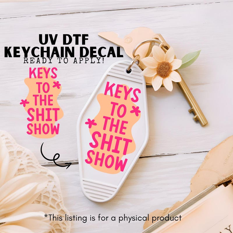 Motel Keychain - Etsy