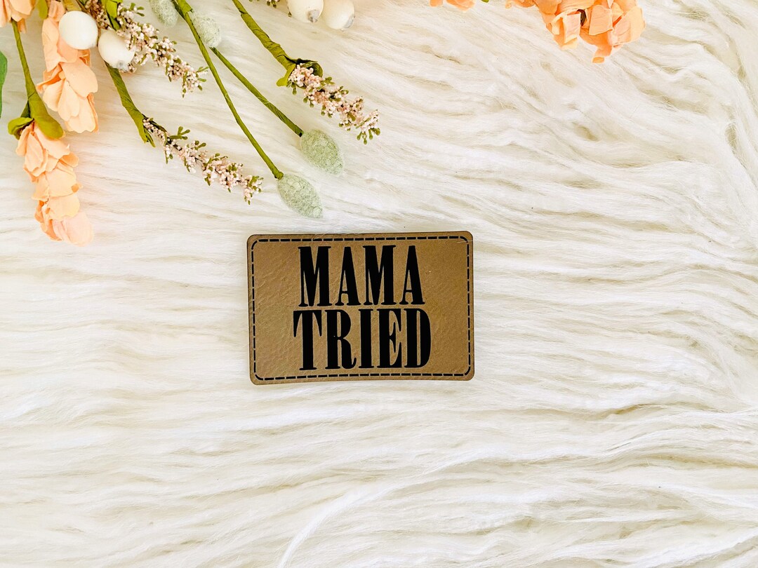 Mama Tried Patch, Trucker Hat Patches, Iron on Patches for Hats ...