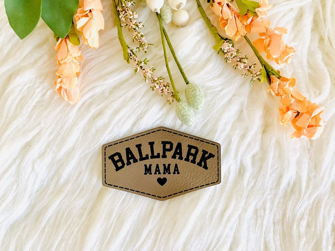 Patches for Hats, Baseball Mom Patches, Leather Iron on Patch, Softball ...