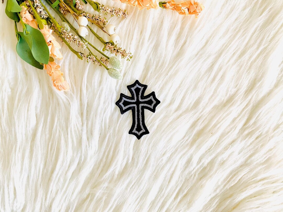 Cross Iron on Patch, Faith Patch for Hats, Christian Patches, Patches ...
