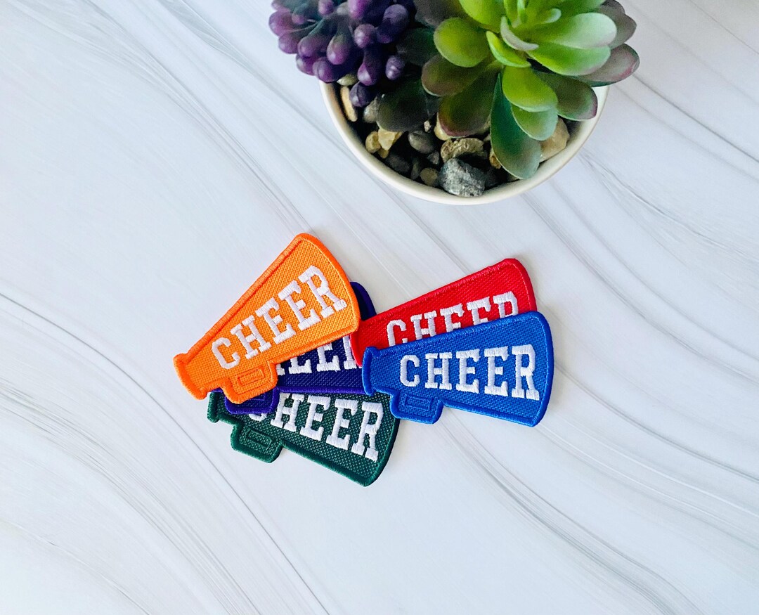 Cheer Megaphone Patch, Game Day Patches, Sports Mom Gift - Etsy