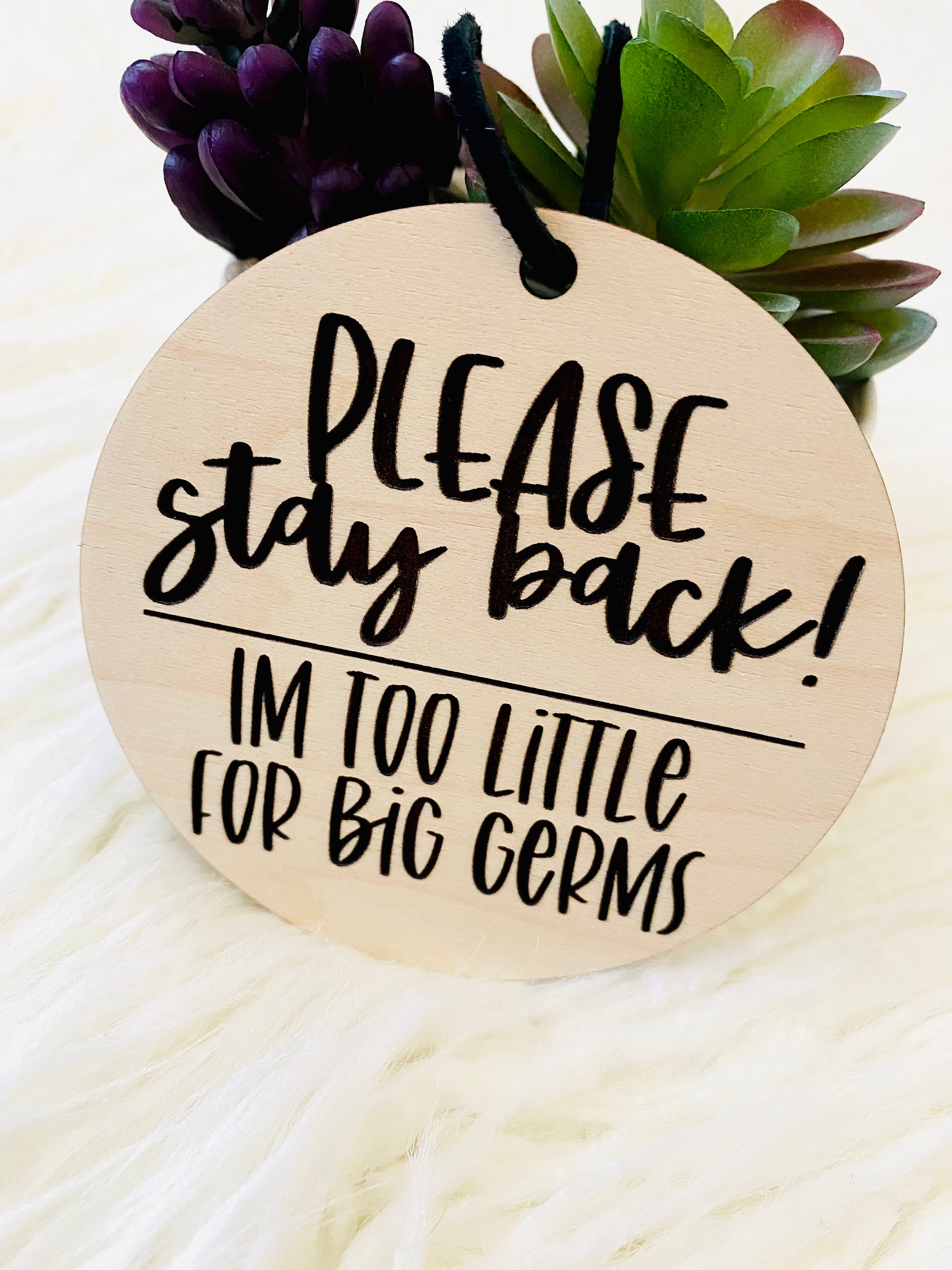 Don't Touch Baby Sign Baby Germs Sign No Touching Baby - Etsy