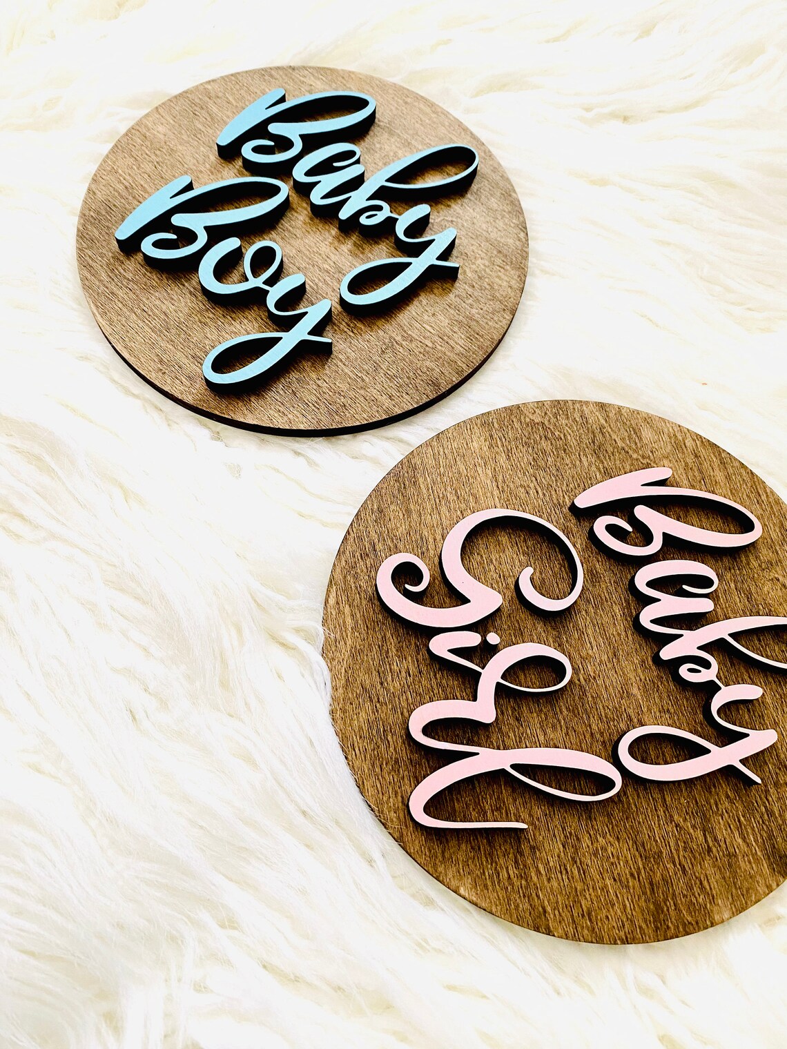 Baby Girl Sign Baby Boy Sign It's a Boy Wooden Sign - Etsy