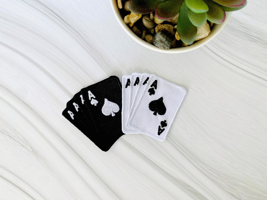 Deck of Cards Patch, Trucker Hat Patches, Patches for Hats, Vegas Card ...