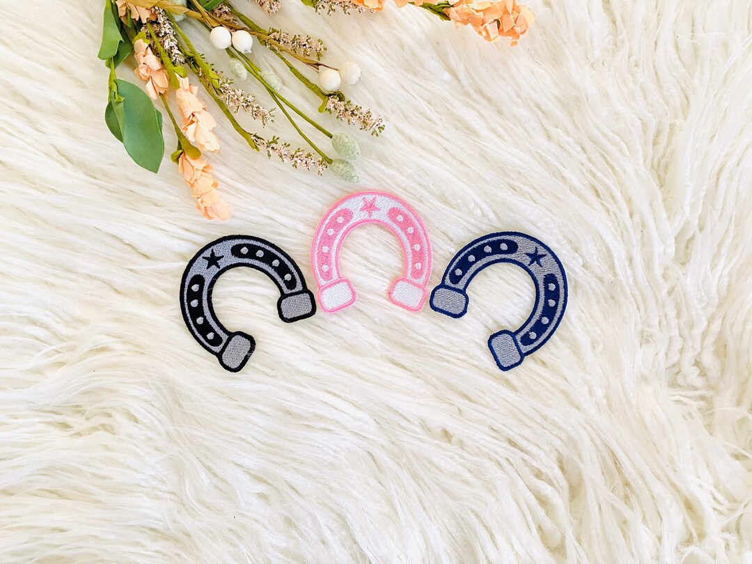 Horseshoe Patch, Trucker Hat Patches, Patches for Hats, Horseshoe Iron ...