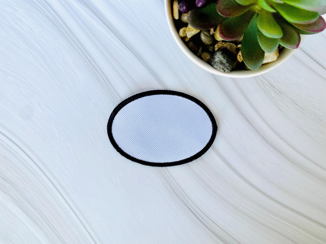 Blank Circle Sublimation Patch, Blank Embroidery Patch, Embroidered ...