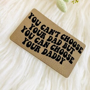 You Can Choose Your Daddy Patch, Funny Hat Patch for Women, Adhesive ...