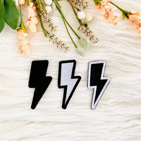 Lightning Bolt Trucker Hat Patches - Etsy