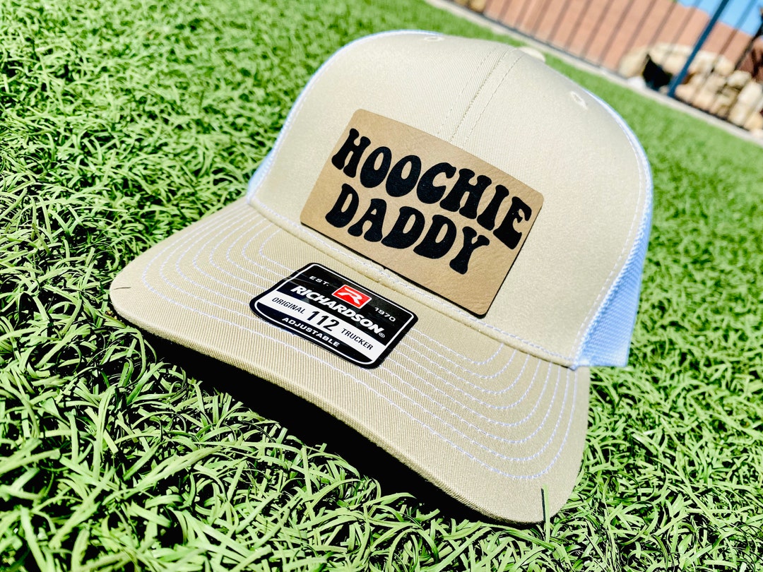 Hoochie Daddy Leather Patch Hat, Funny Men's Hat, Dirty Humor Hat, Inappropriate Men's Cap, Gag ...