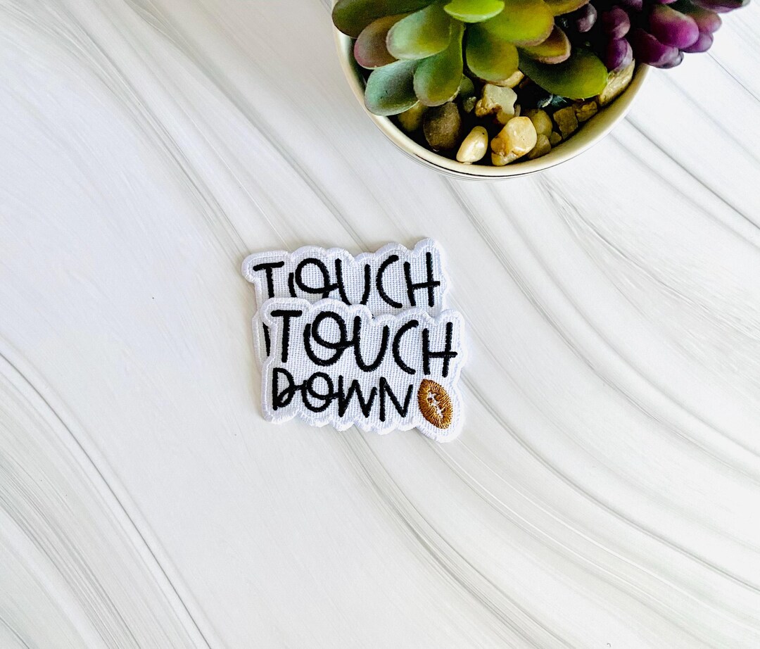 Touchdown Game Day Patch, Football Iron on Patches - Etsy