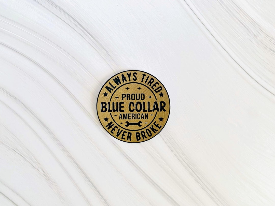 Blue Collar Patch, Support Blue Collar Patches, Men's Hat Patch, Iron ...