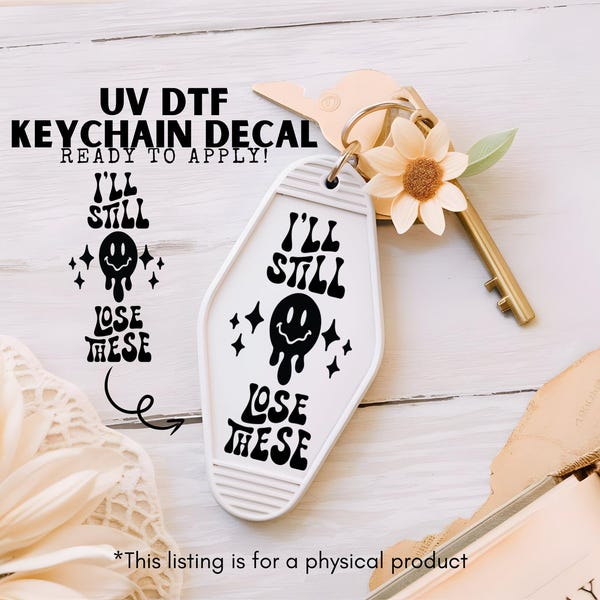 Uv Dtf Key Chain Decal - Etsy