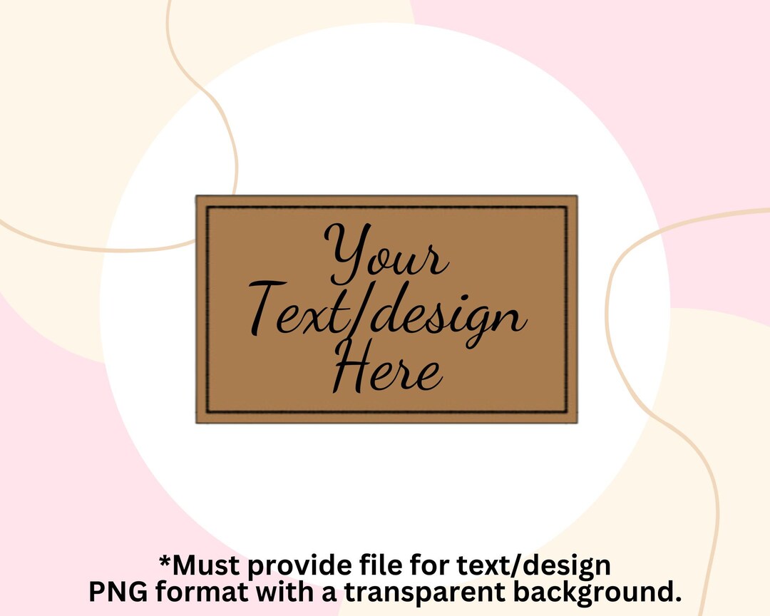 Custom Leather Hat Patch, DIY Iron on Patch, Iron on for Hat, Patches ...