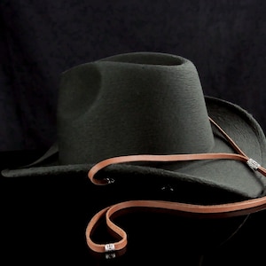 Saddle Custom Leather Stampede String for Cowboy Hats, Western Wear ...