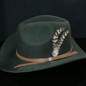 Custom Brown Leather Fedora Hat Bands for Women and Men - Etsy