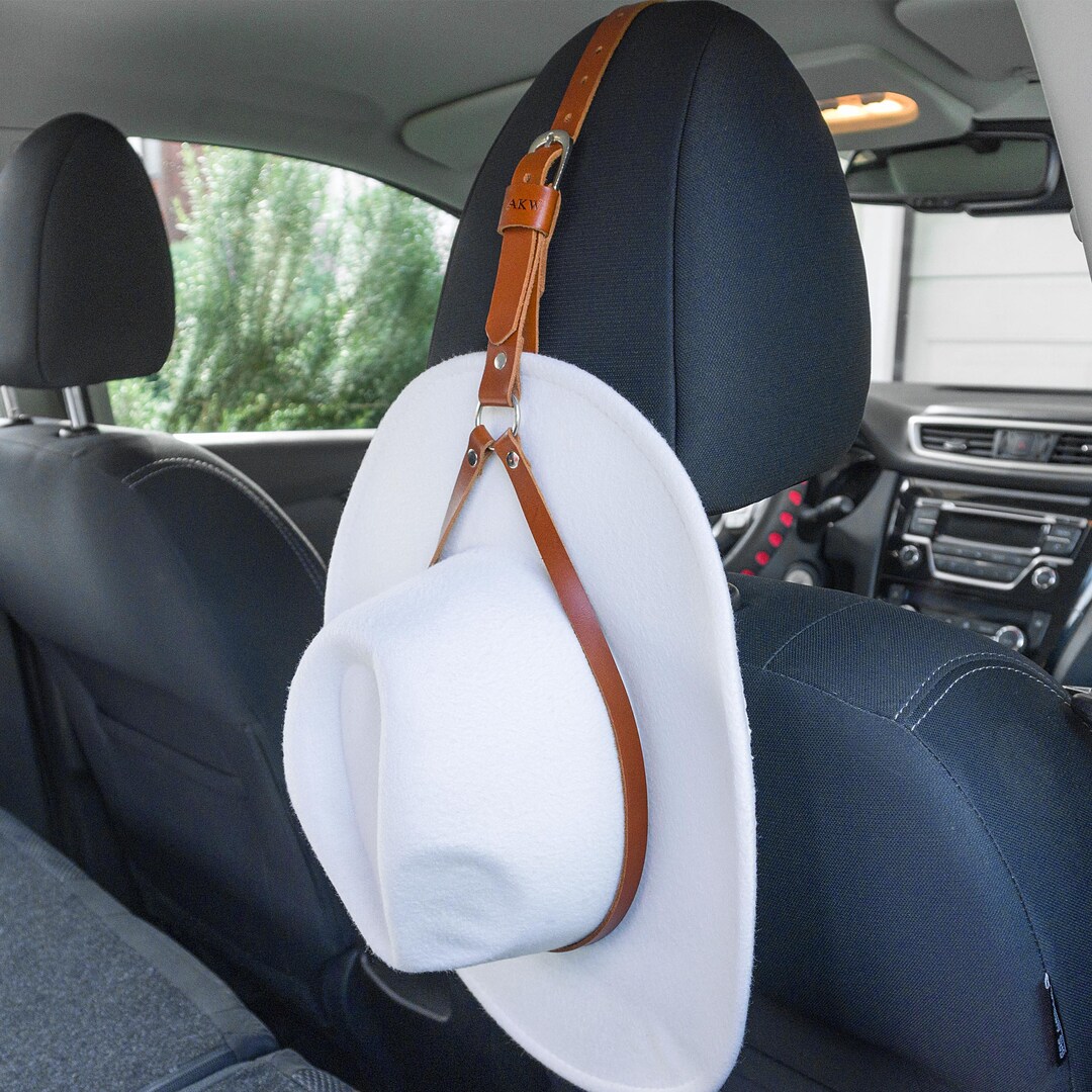 Whiskey Leather Cowboy Hat Rack for Car, Hat Holder - Etsy
