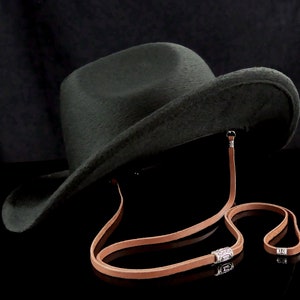 Saddle Custom Leather Stampede String for Cowboy Hats, Western Wear ...
