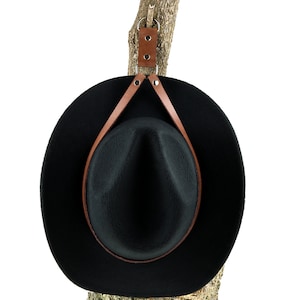 Leather Hat Rack, Hat Hanger for Wall, Hat Holder, - Etsy