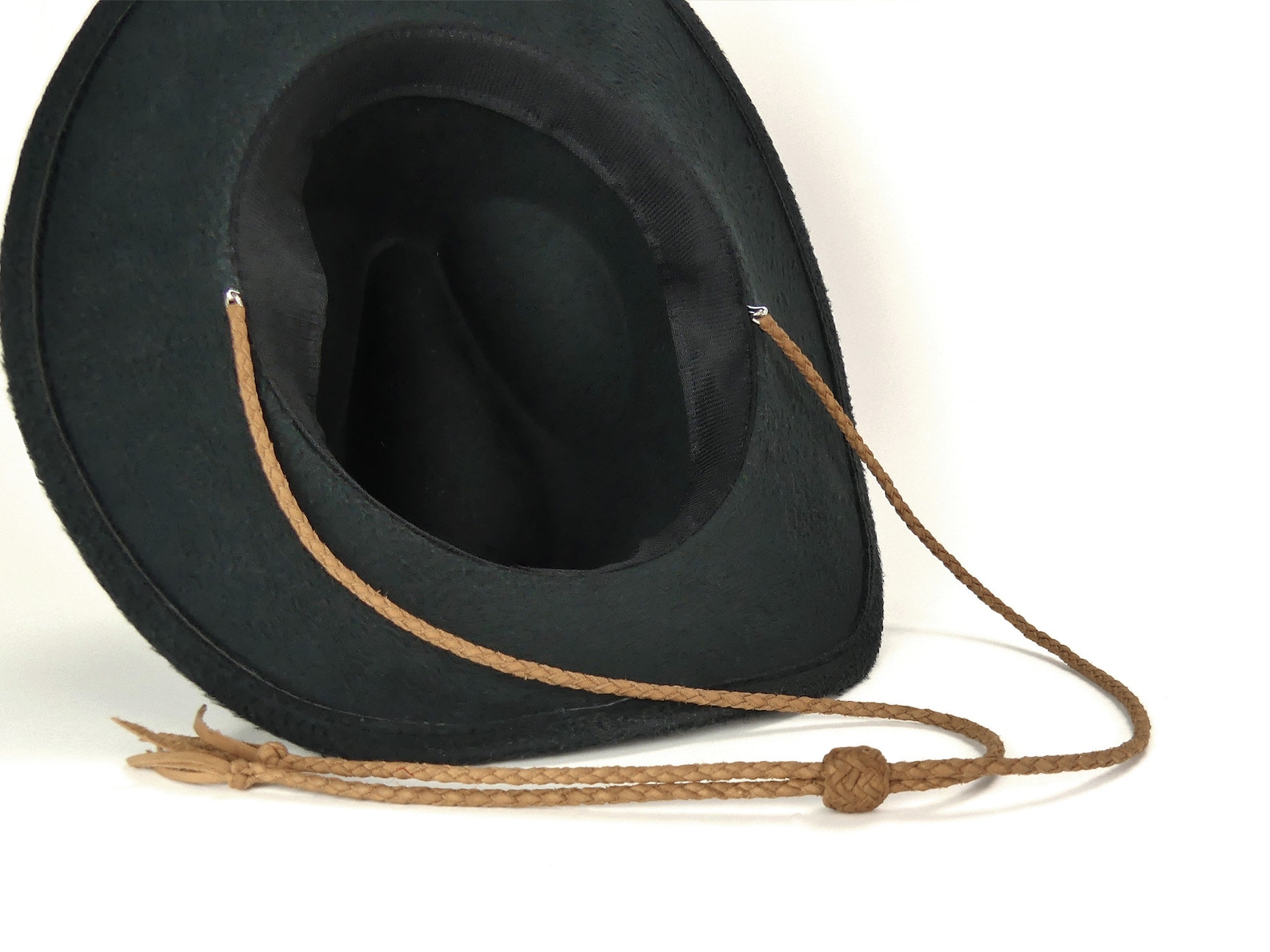Light Brown Cowboy Hat Stampede String Leather Chin Strap - Etsy