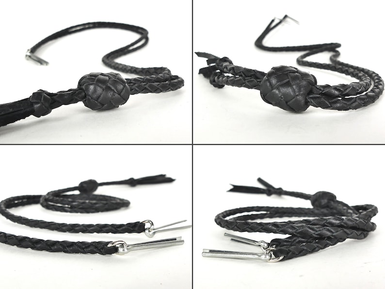 Black Leather Stampede Strings Cowboy Hat Chin Strap Custom - Etsy