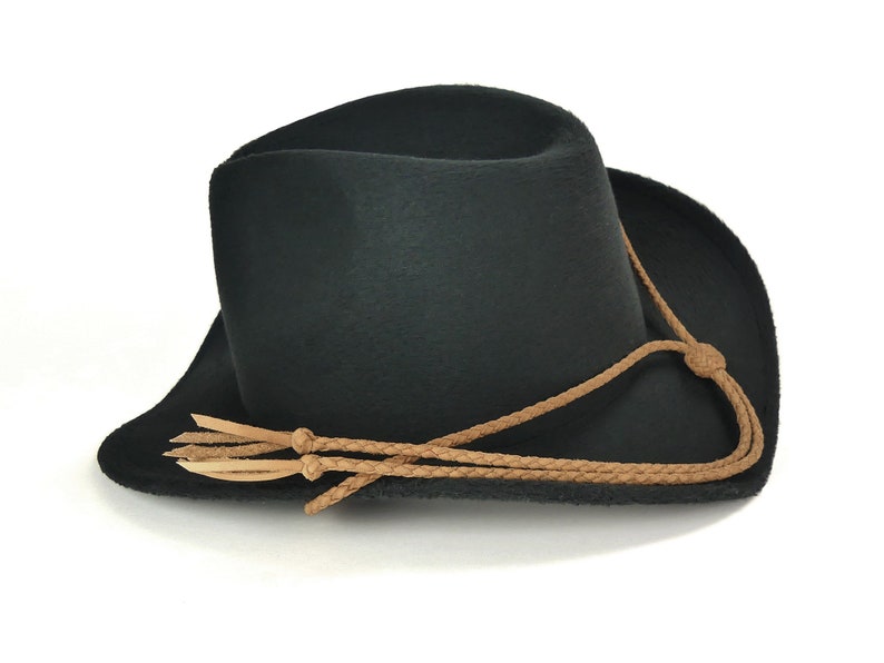 Light Brown Cowboy Hat Stampede String Leather Chin Strap - Etsy