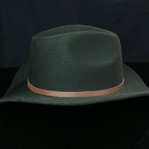 Custom Brown Leather Fedora Hat Bands for Women and Men - Etsy