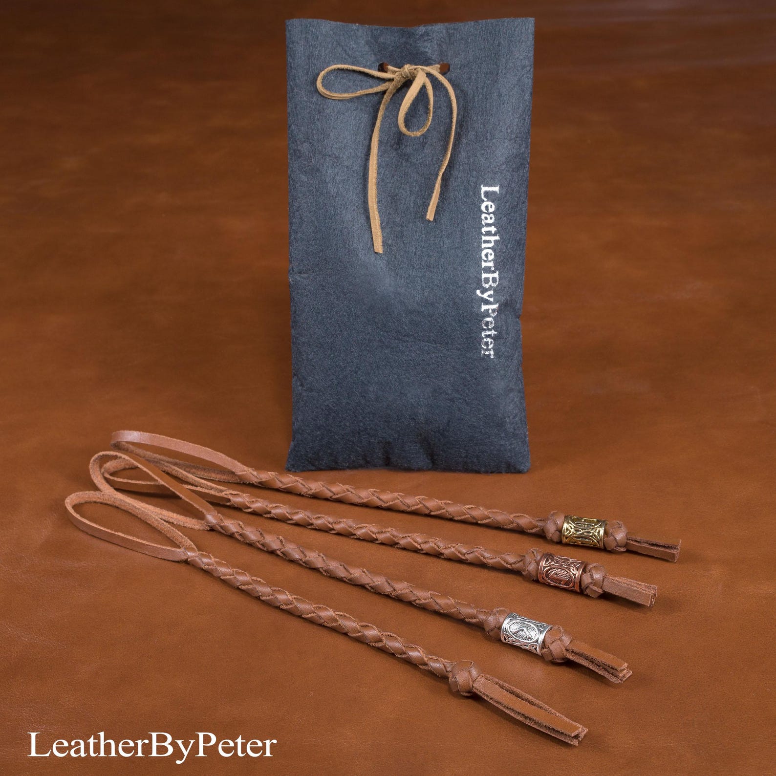 Handmade Braided Leather Knife Lanyard With Cowhide - Etsy