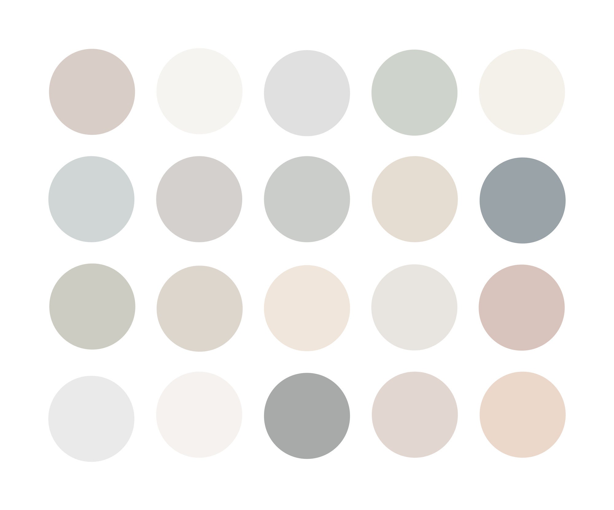 20 Instagram Story Highlight Icon Covers, Solid Colors Icons, Neutral ...