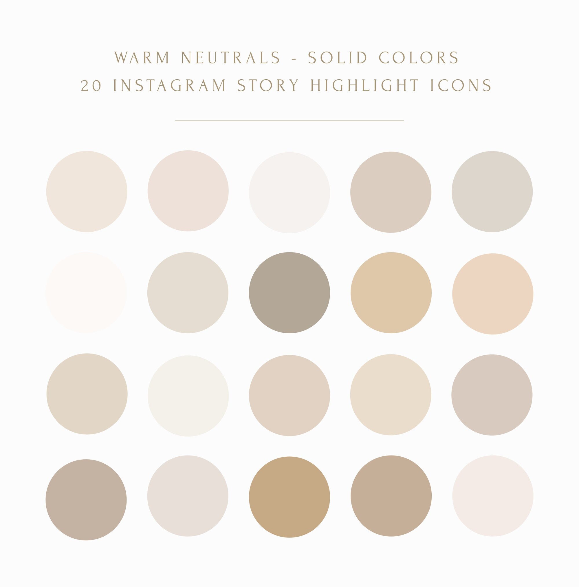 Solid IG Story Highlight Covers Solid Color Icons Instagram Story ...