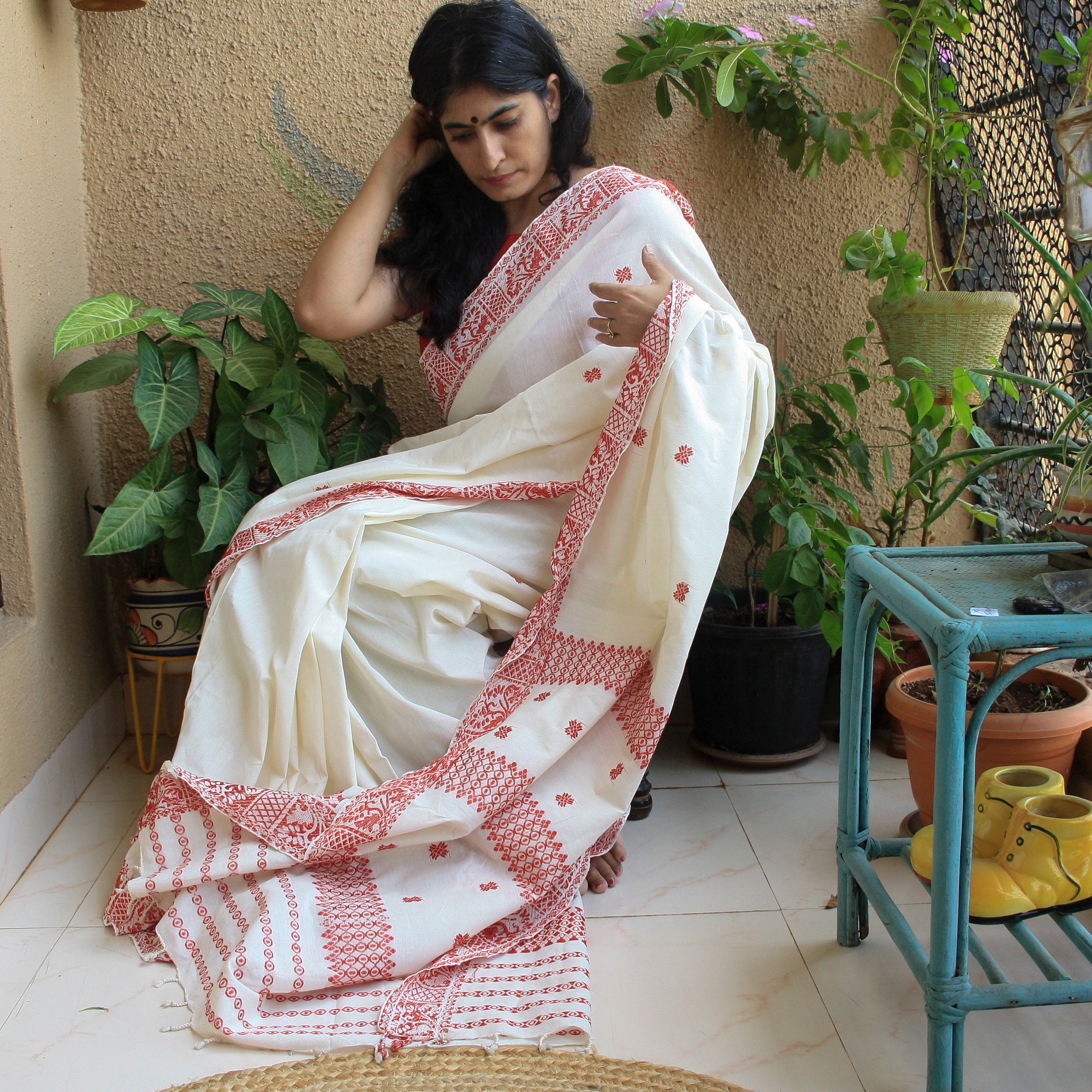 Cotton Sarees for Womenindian Textiles assam Weave Handloom - Etsy