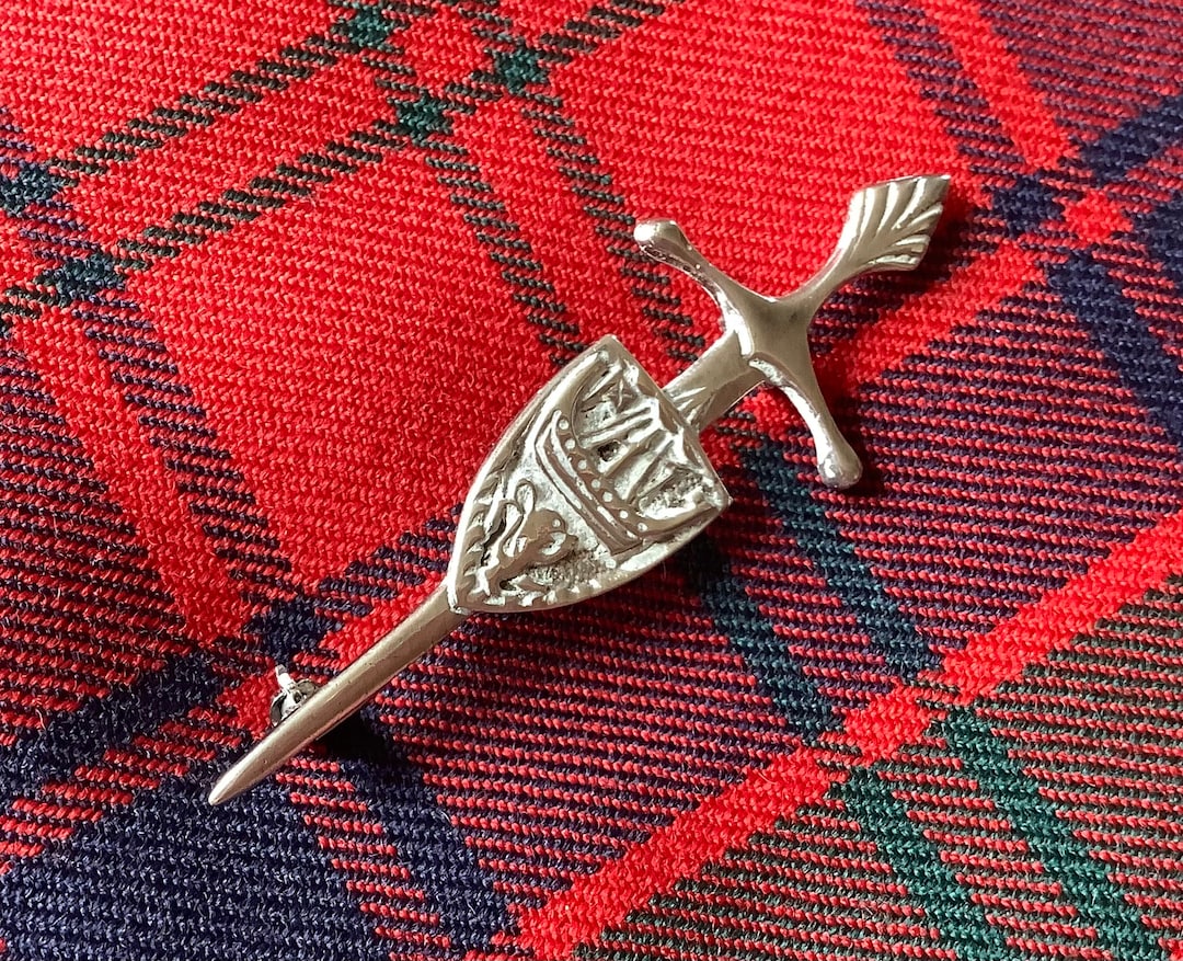 Vintage Stirling Silver Scottish Kilt Pin. - Etsy