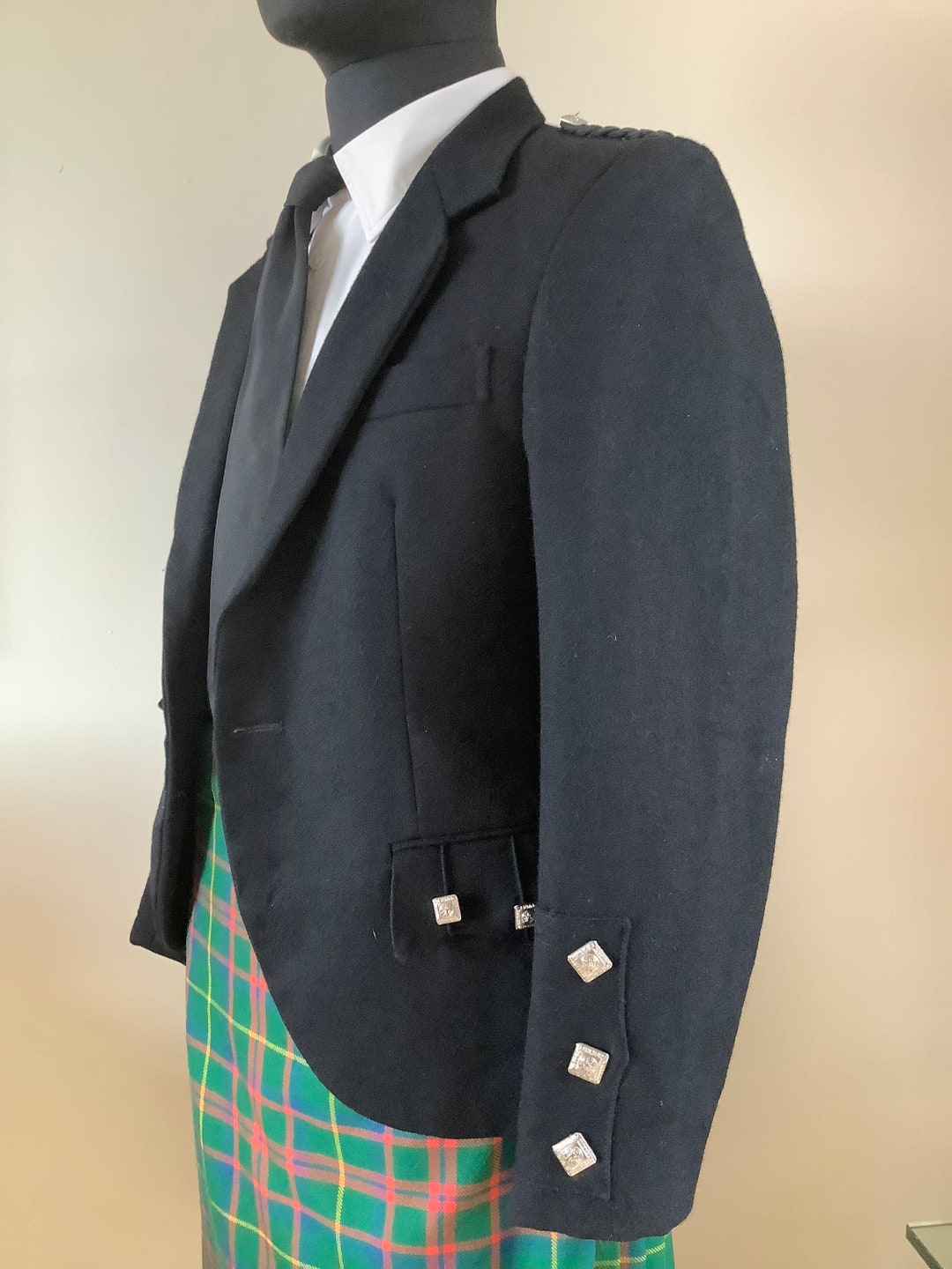 Vintage Mens Scottish Kilt Jacket, Argyll Style , Chest 36 Long - Etsy
