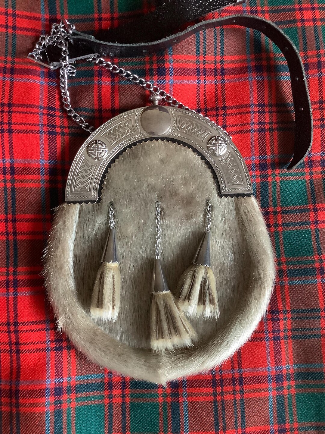 Vintage Scottish Kilt Sporran, Dress Sporran, Fur Sporran. - Etsy