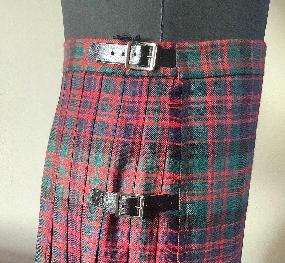 Womens Long Kilt by Lochcarron , Maxi Kilt, Hostess Kilt, Macdonald ...