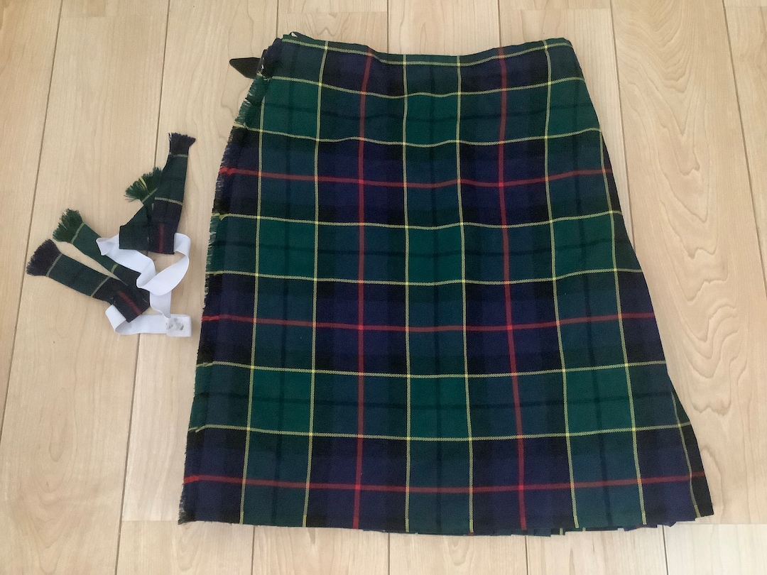 Vintage Mens Scottish Handmade Kilt Forsyth Tartan Waist - Etsy