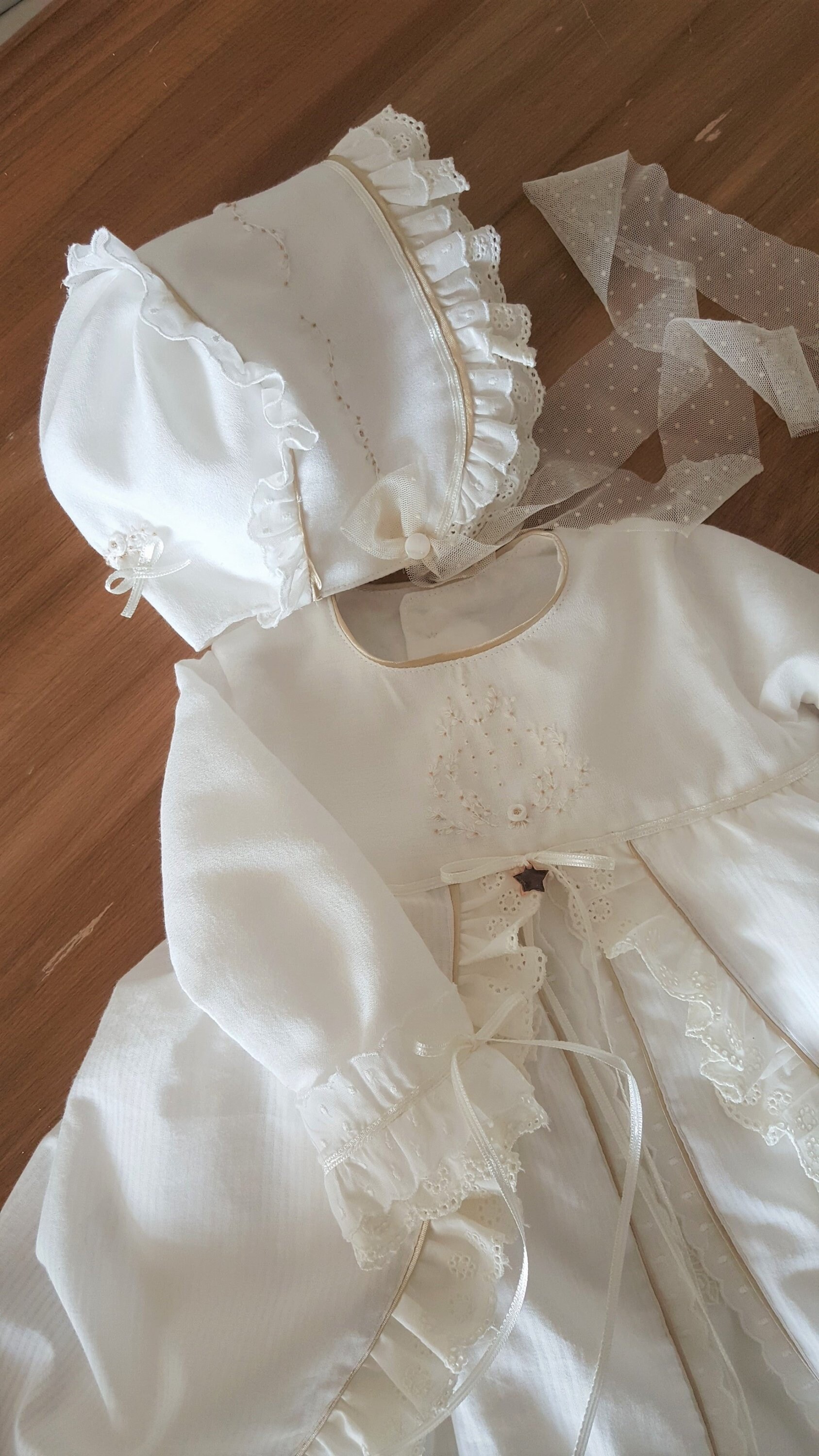 Ivory christening gown baptism dress first communion | Etsy