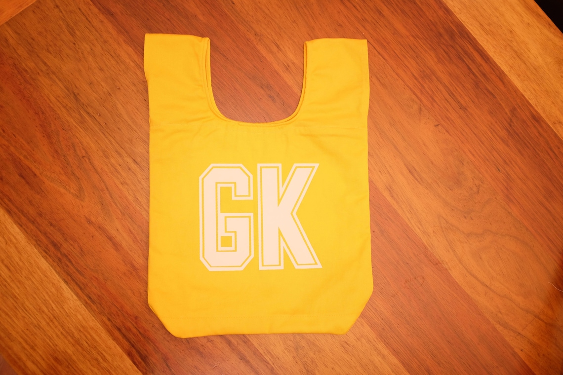 Yellow Netball Bib Bag Reversible Unique Netball Team Gift - Etsy Australia