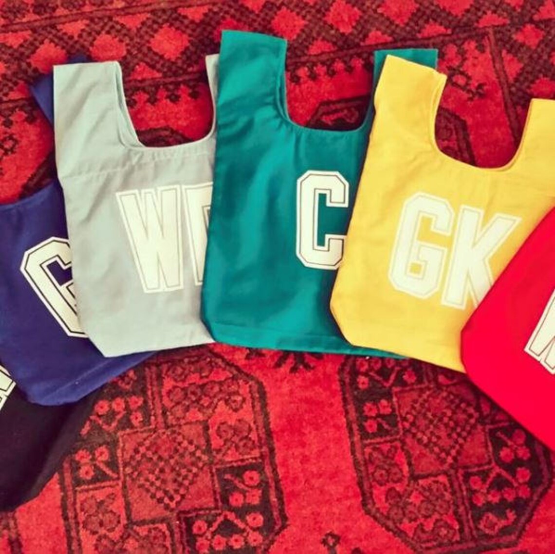 Yellow Netball Bib Bag Reversible Unique Netball Team Gift - Etsy Australia