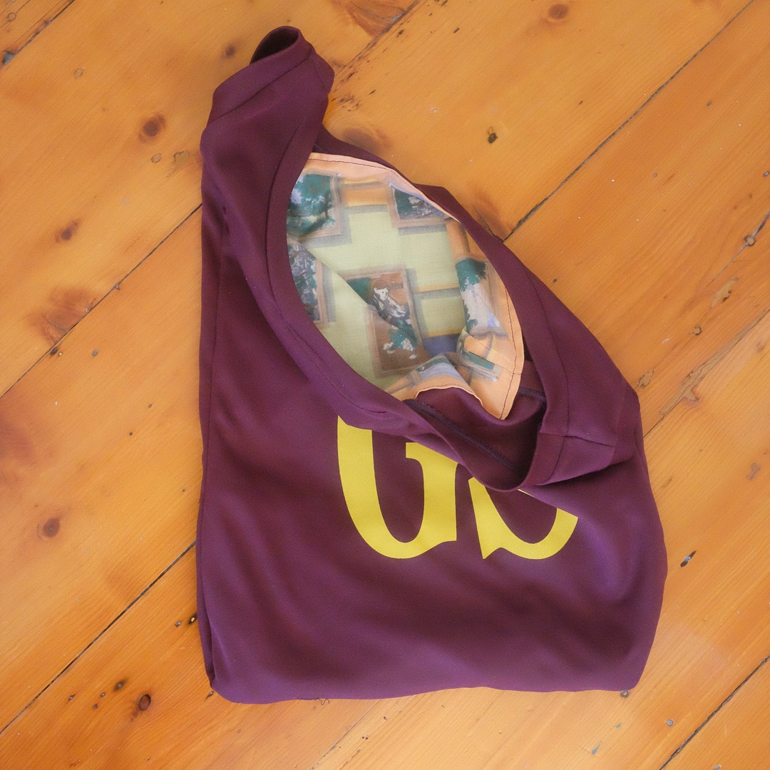 Maroon Netball Bib Bag Reversible, Unique Gift Netball Player, Gift for ...